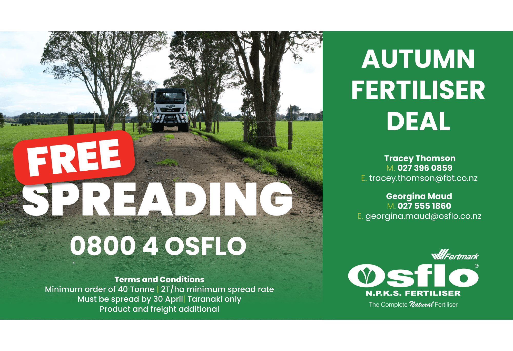 Osflo Sustainable Fertilisers | Natural & Nutrient Rich | Taranaki